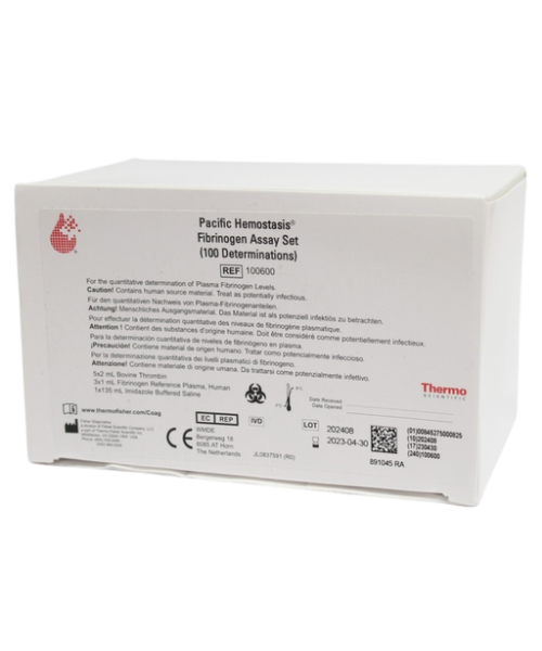 Thermo Scientific Pacific Hemostasis Fibrinogen Assay Set, 100 ...
